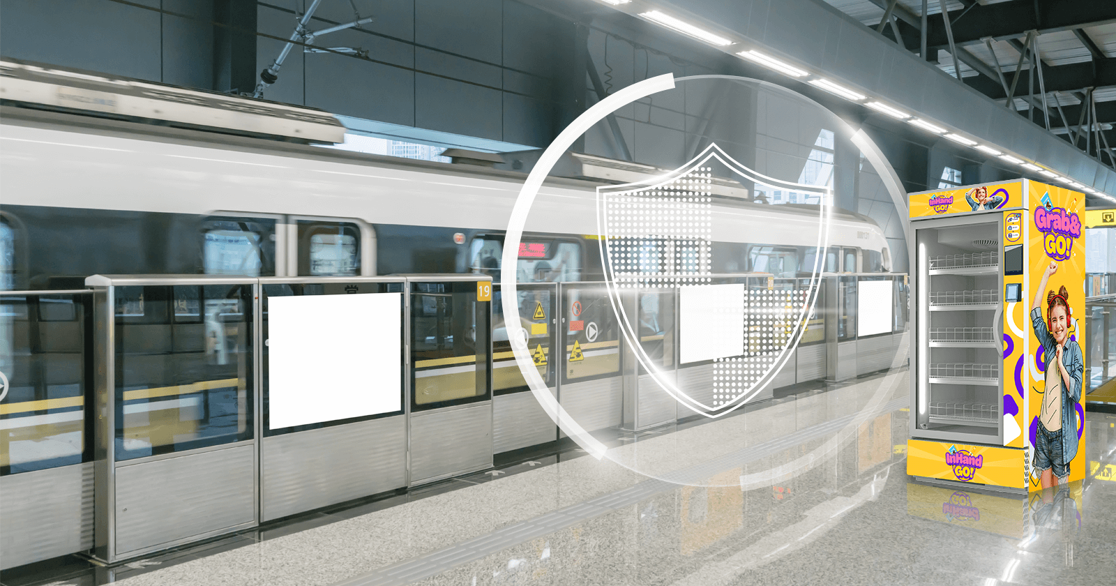 Grab & Go AI Smart Vending Machine System - InHand Networks