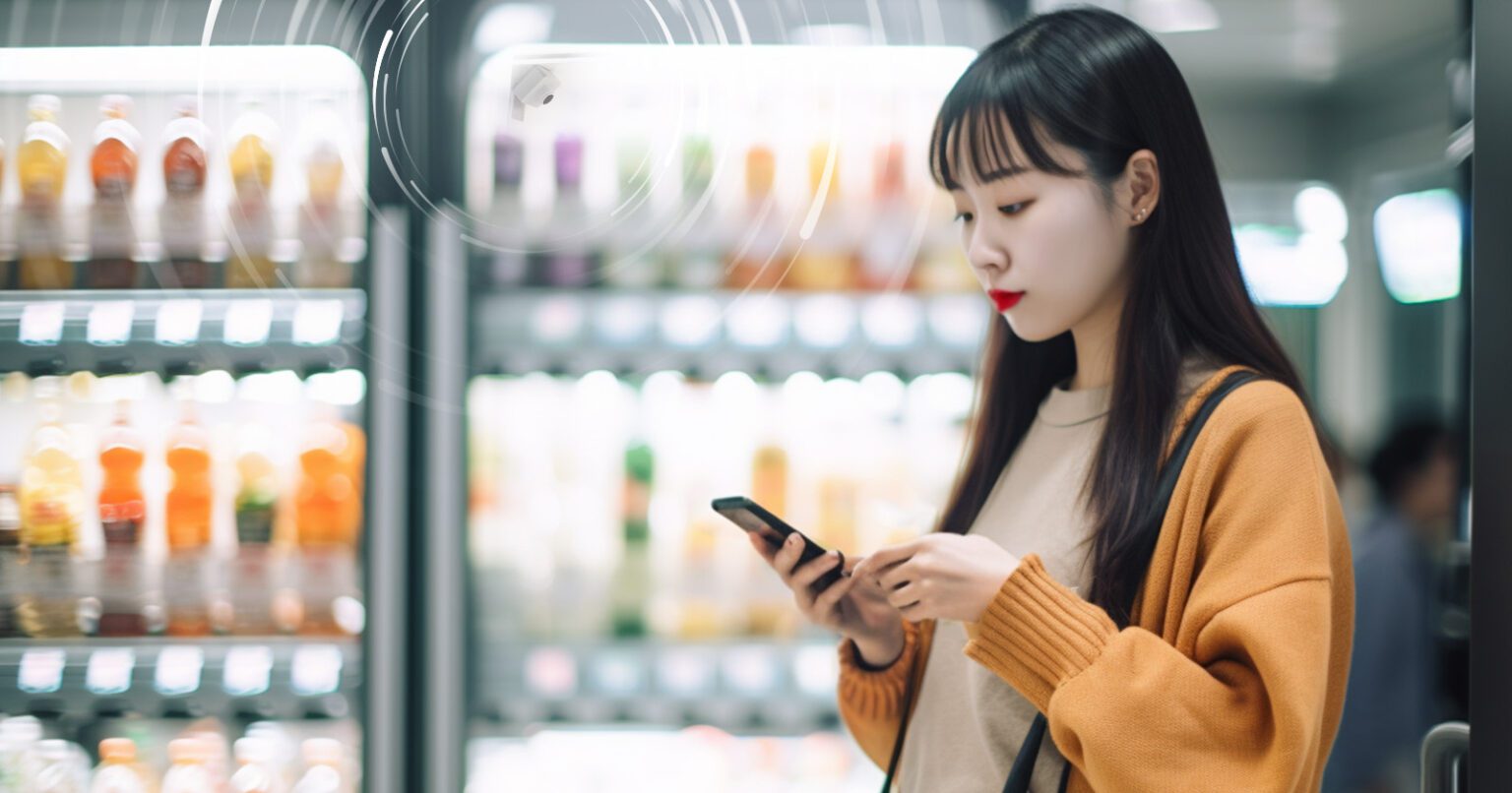 Grab & Go AI Smart Vending Cooler System - InHand Networks