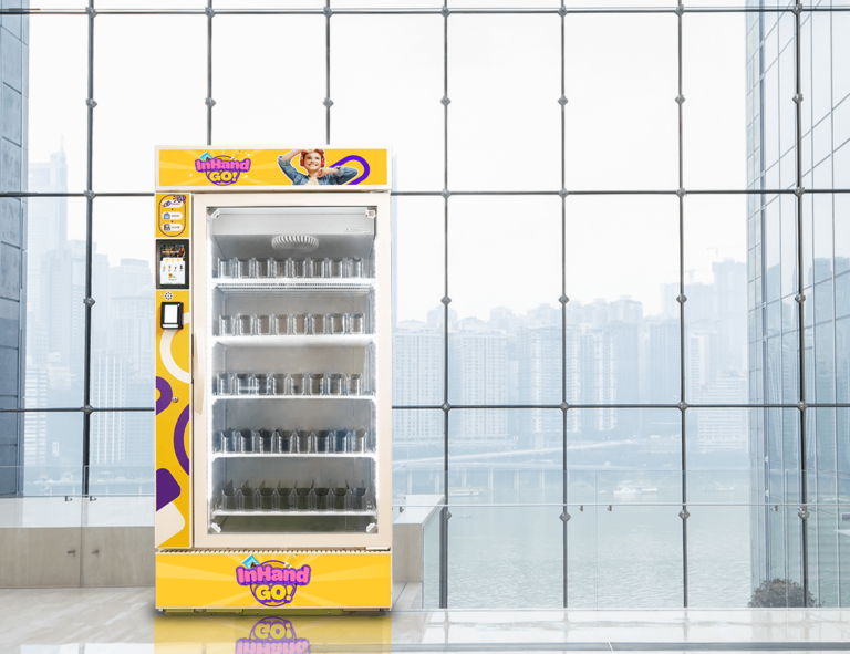 Grab & Go AI Vending Cooler - InHand Networks