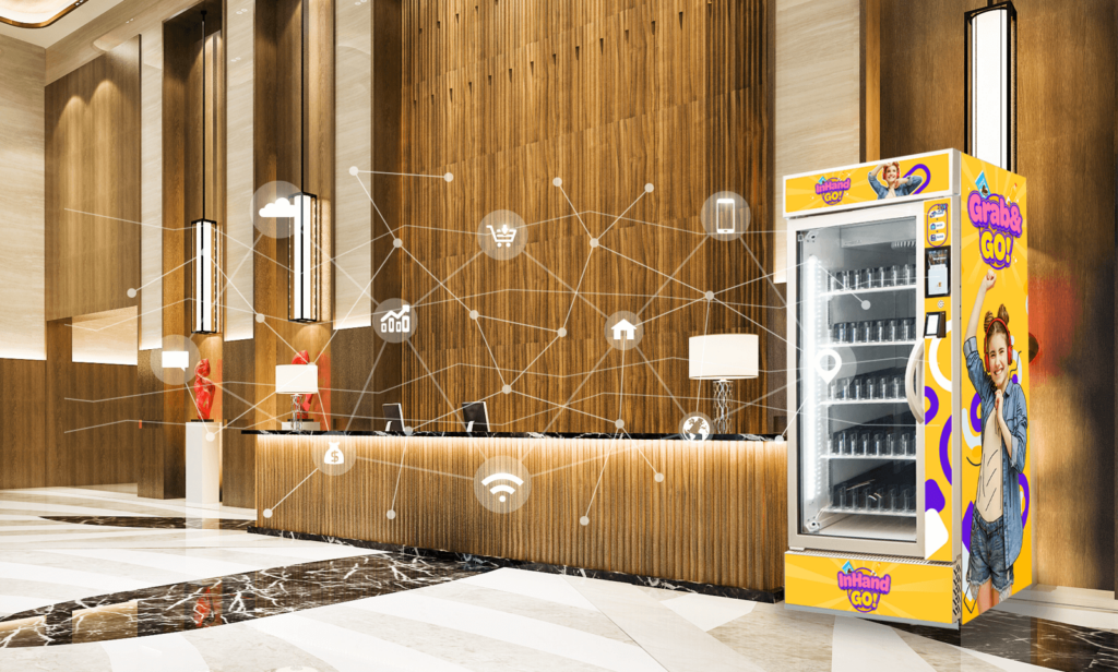 Grab & Go AI Vending Cooler - InHand Networks