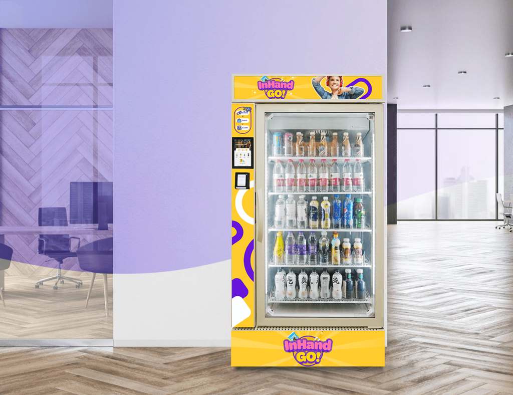 Grab & Go AI Smart Vending Cooler System - InHand Networks