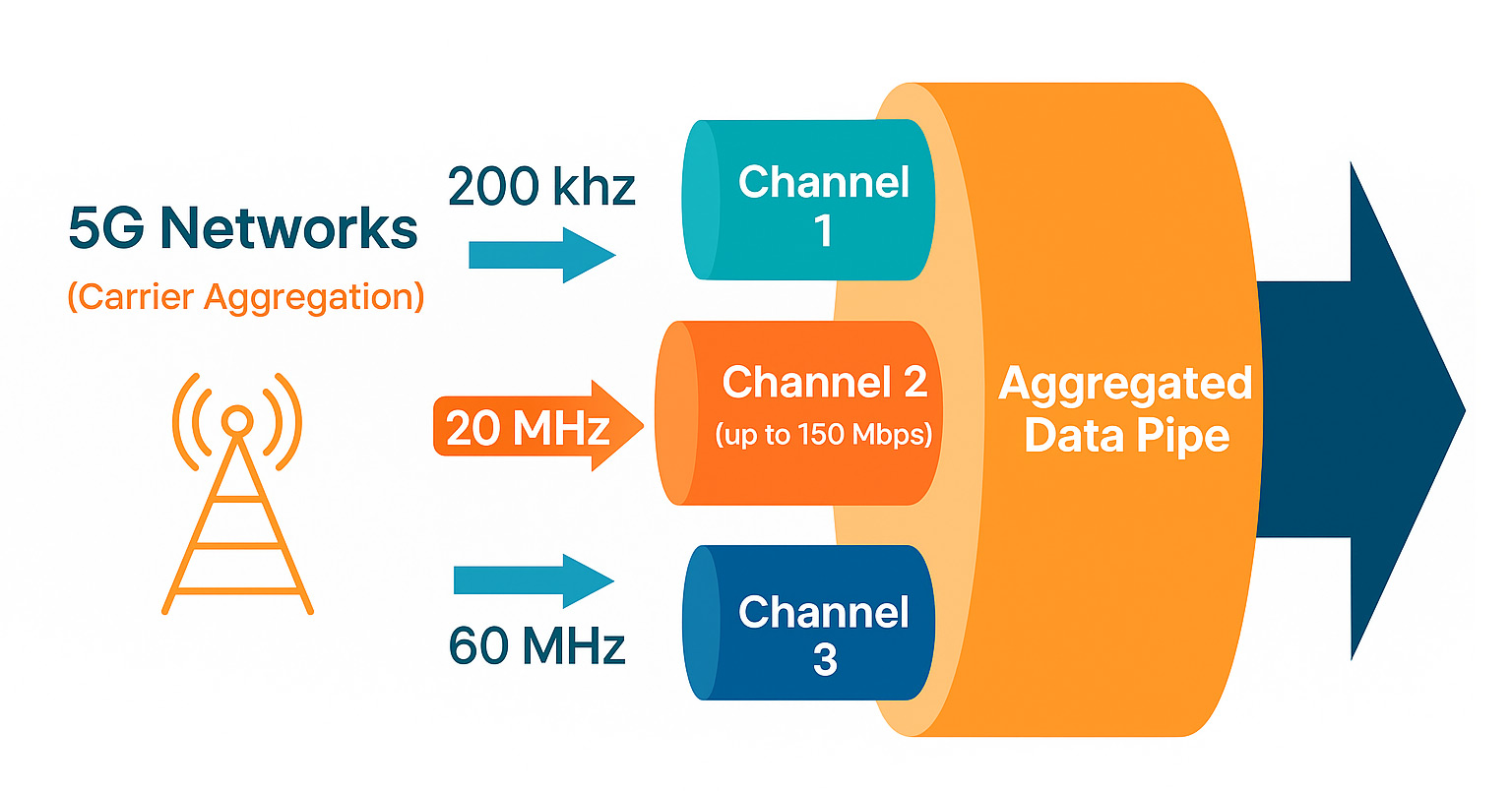 What is Carrier Aggregation (CA)? - 标题 - InHand Networks